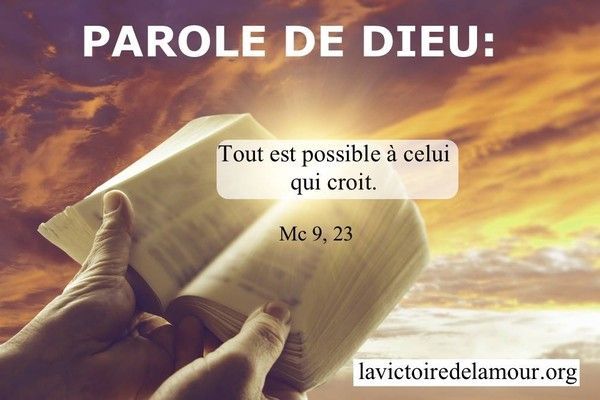 Parole de Dieu...